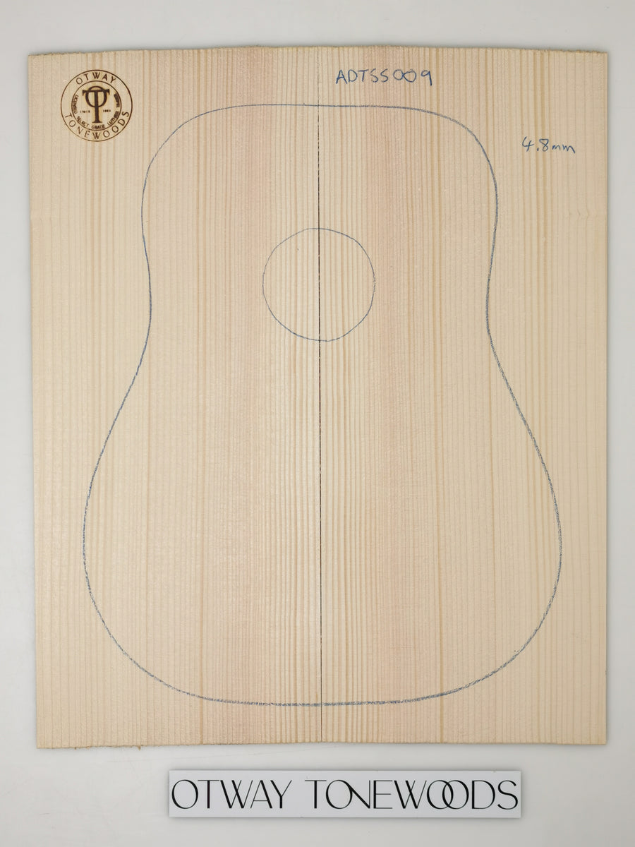 ADTSS009 Guitar Dreadnaught Top Long Rotation Plantation Sitka Spruce ...