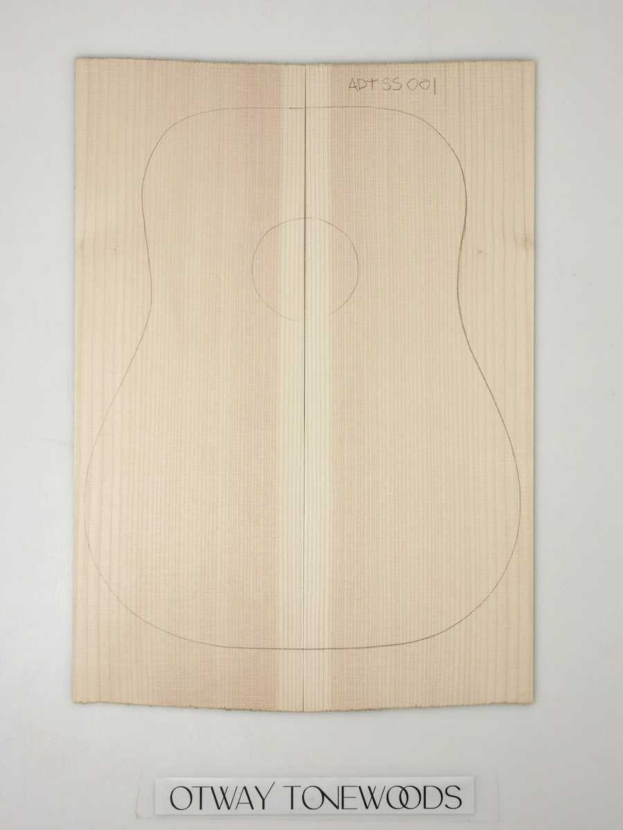 ADTSS001 Guitar Dreadnaught Top Long Rotation Plantation Sitka Spruce ...